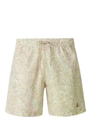 Moncler Paisley Print Swim Shorts - Neutrals