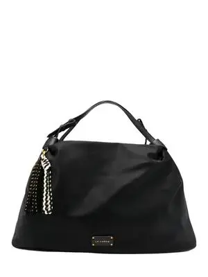 LA CARRIE Tassel Tote Bag - Black