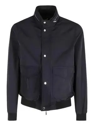 MOORER Button-up Jacket - Blue