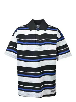NAPA BY MARTINE ROSE Ego Ss Striped Polo Shirt - Black