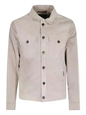 MOORER Button Chest-pockets Shirt Jacket - Neutrals