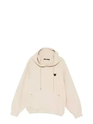 SONGZIO Embroidered Hoodie - Neutrals