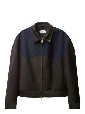 Versace Wool-mohair Zip Blouson - Brown