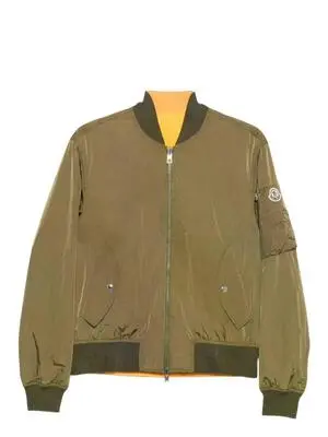 Moncler Reversible Logo-patch Bomber Jacket - Green