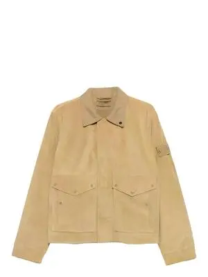 Stone Island Suede Jacket - Neutrals
