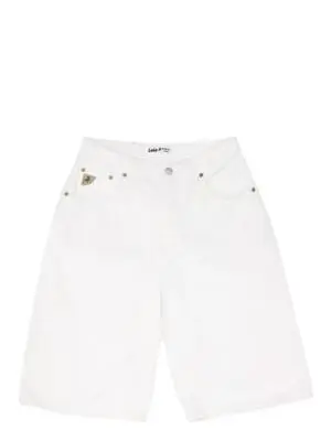 IOIS Camille High-waisted Shorts - White