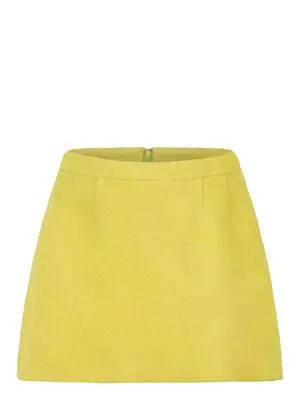 Valentino Garavani Zip-fastening Mini Skirt - Yellow