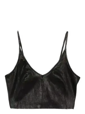 Rick Owens V-neck Top - Black