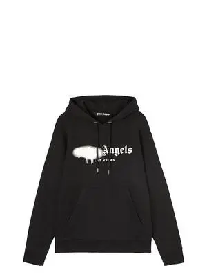 Palm Angels Las Vegas Sprayed Hoodie - Black/white