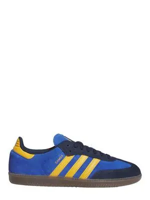 Adidas Samba Adv Sneakers - Collegiate Navy/preloved Yellow/royal Blue