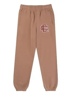 ERIC EMANUEL Ee Basic Cuff Sweatpant Light Brown/brick Red