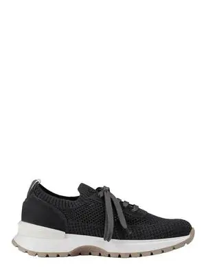DOUCAL'S Technical Suede Sneakers - Black