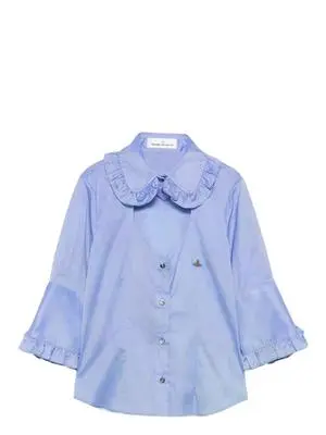 VIVIENNE WESTWOOD Ruffled Cutout Shirt - Blue