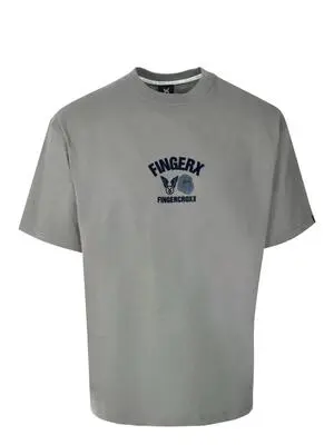 FINGERCROXX Lettering T-shirt - Grey