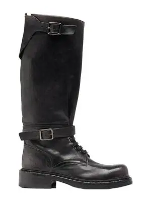 Officine Creative Dakota 003 Biker Boots - Black