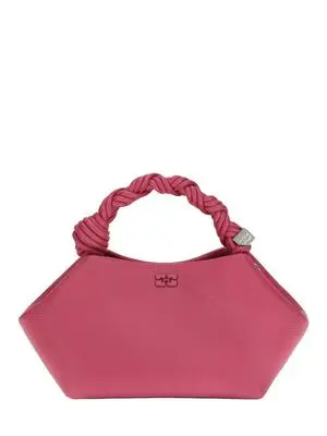 GANNI Small Grained Shoulder Bag - Pink