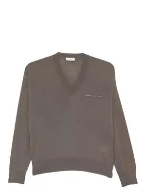 PESERICO V-Neck Wool Sweater