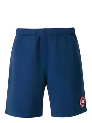 Canada Goose Elasticated-waistband Logo Shorts - Blue