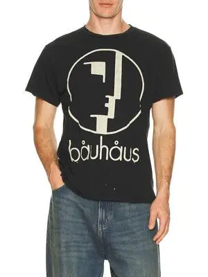 MadeWorn Bauhaus 90's Crew Tee In Black - Coal
