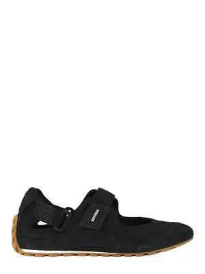 Bottega Veneta Soft Suede Nylon Orbit Flash Sneakers - Black