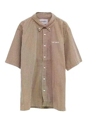 Carhartt Work In Progress Groff Checked Shirt - Brown