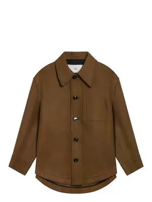 Ami Pocket Long-sleeve Shirt - Brown