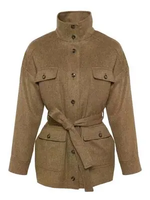 YVES SALOMON Buttoned Cashmere Jacket