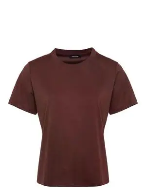 YVES SALOMON Interlock T-shirt - Brown