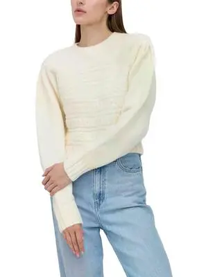 For Love & Lemons Cable-knit Sweater - Neutrals