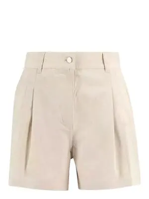 Barbour Fern Pleated Shorts - Neutrals