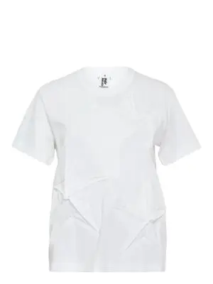 Noir Kei Ninomiya X Comme Des Garçons Star-detail T-shirt - White