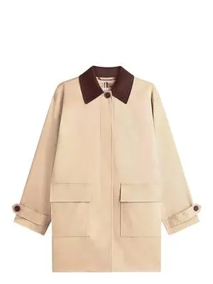 Tommy Hilfiger Button Pocket Coat - Neutrals