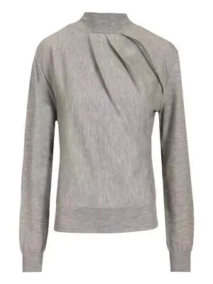 Givenchy Draped Pullover Sweater - Grey