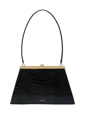 ANINE BING Annie Smooth-leather Bag - Black