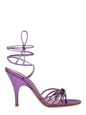 GIANVITO ROSSI Round Toe Ankle Sandals