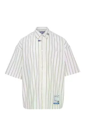 Mihara Yasuhiro Striped Shirt - White