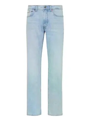 Calvin Klein Slim-fit Jeans With Logo Patch - Blue