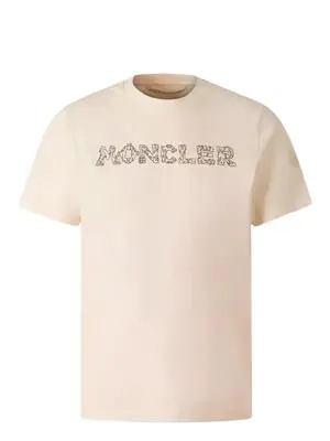 Moncler Graphic Round-neck T-shirt - Neutrals