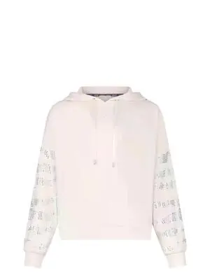 Liu Jo Appliqué-detail Hoodie - Neutrals