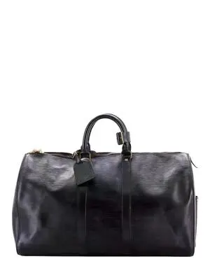 LOUIS VUITTON Keepall 45 Travel Bag Epi Leather - Black