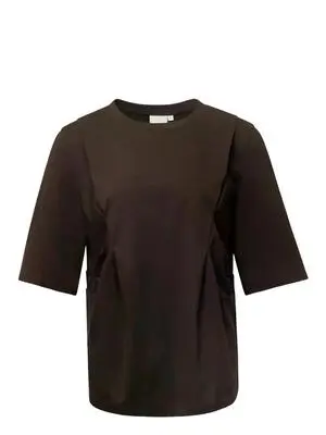 KUMANN YHJ Ponte Construction T-shirt - Brown