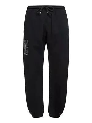 Off-White Logo-detail Track Pants - Black
