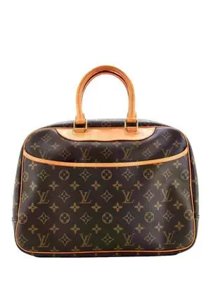 LOUIS VUITTON Deauville Monogram Canvas Handbag - Brown