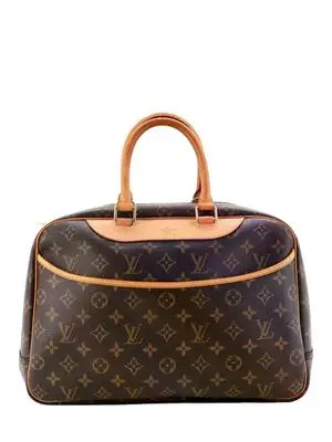 LOUIS VUITTON Deauville Monogram Handbag - Brown