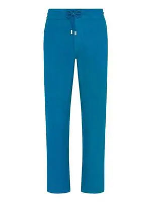 Vilebrequin Drawstring Linen Trousers - Blue