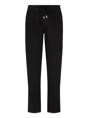 Vilebrequin Regular-fit Drawstring Trousers - Black
