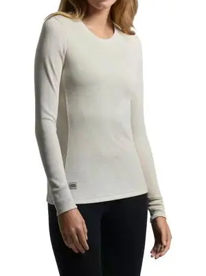 REWOOLUTION Textured T-shirt - Neutrals