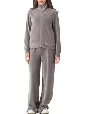 DIMENSIONE DANZA Zipped High-neck Sweatshirt - Grey