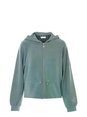 Liu Jo Hooded Zip Up - Green
