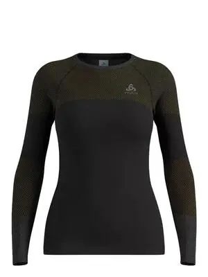 ODLO Paneled Long-sleeved Top - Black
